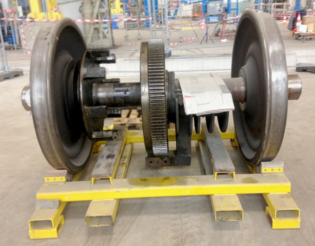 Nettoyage et séchage d'Essieux de train - secteur ferroviaire